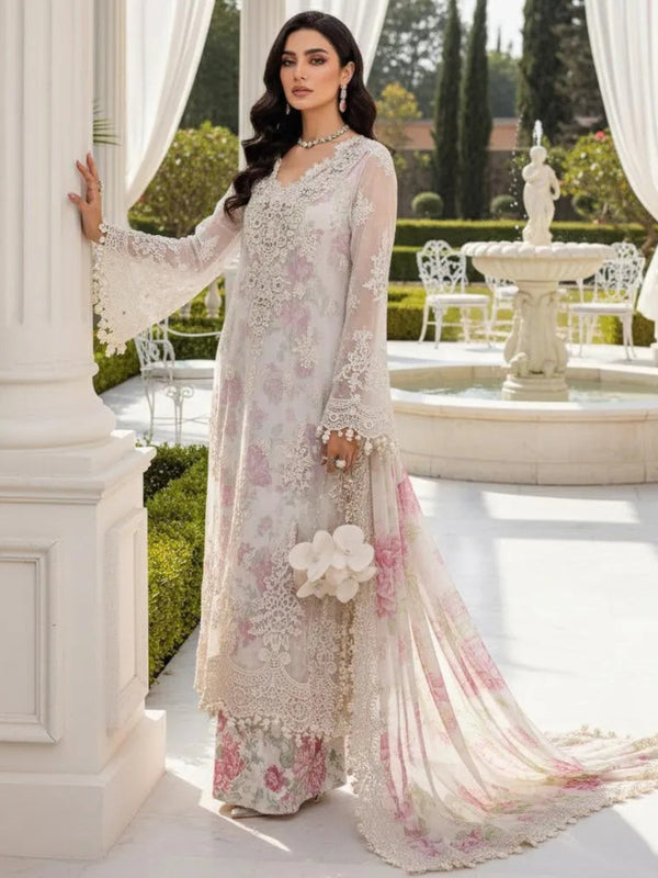 Buy Embellished Chiffon Embroidery Salwar Kameez - Pakistani Dress ...
